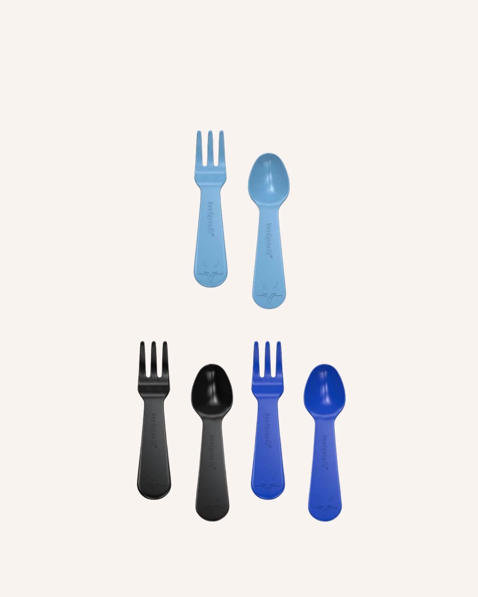 LUNCH PUNCH LUNCH BOX FORK AND SPOON SET - Blue – Christian and Roy