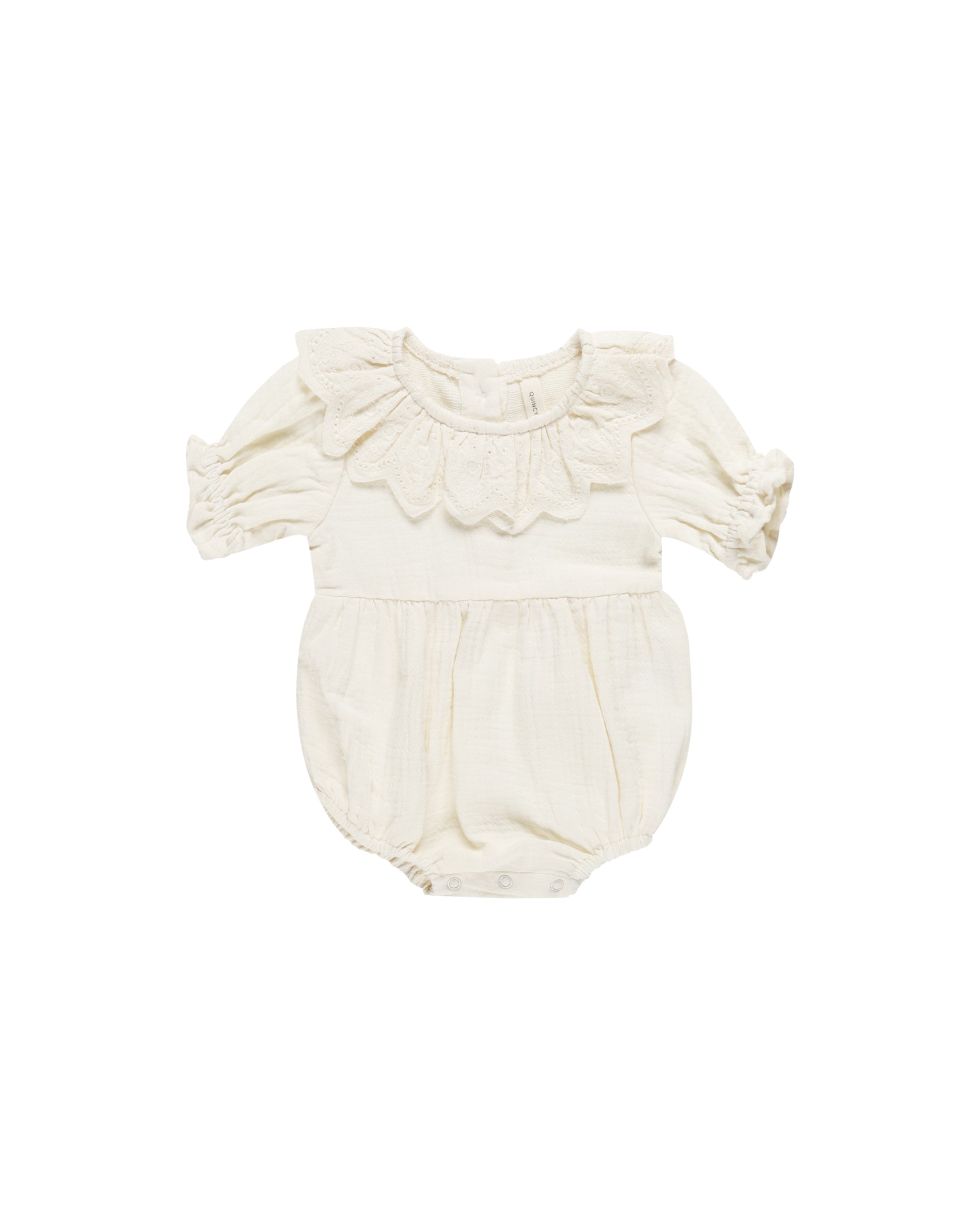 COLLARED ROMPER - Ivory – Christian and Roy