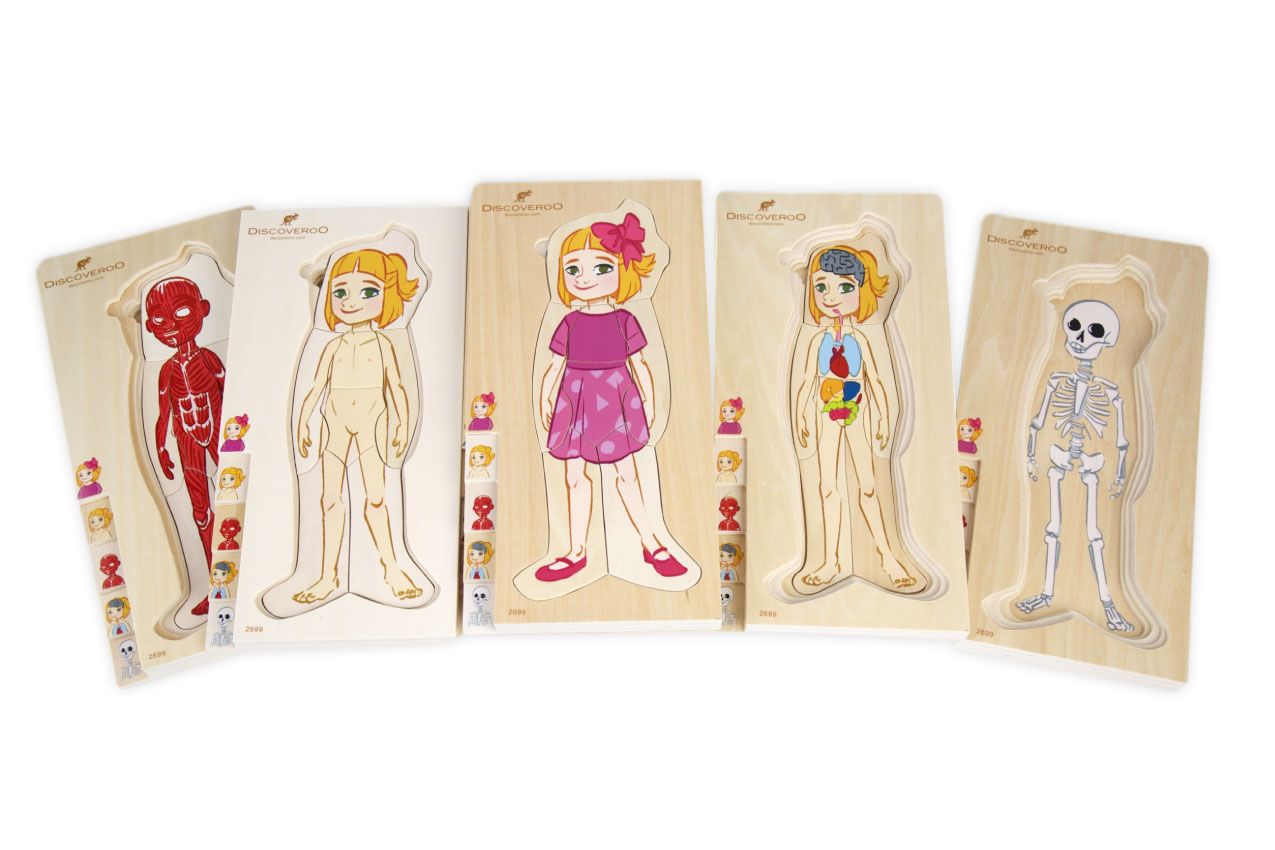 5 LAYER BODY PUZZLE - Girl – Christian and Roy