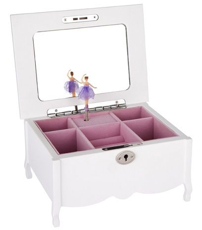 BALLERINA WHITE JEWELLERY BOX – Christian and Roy
