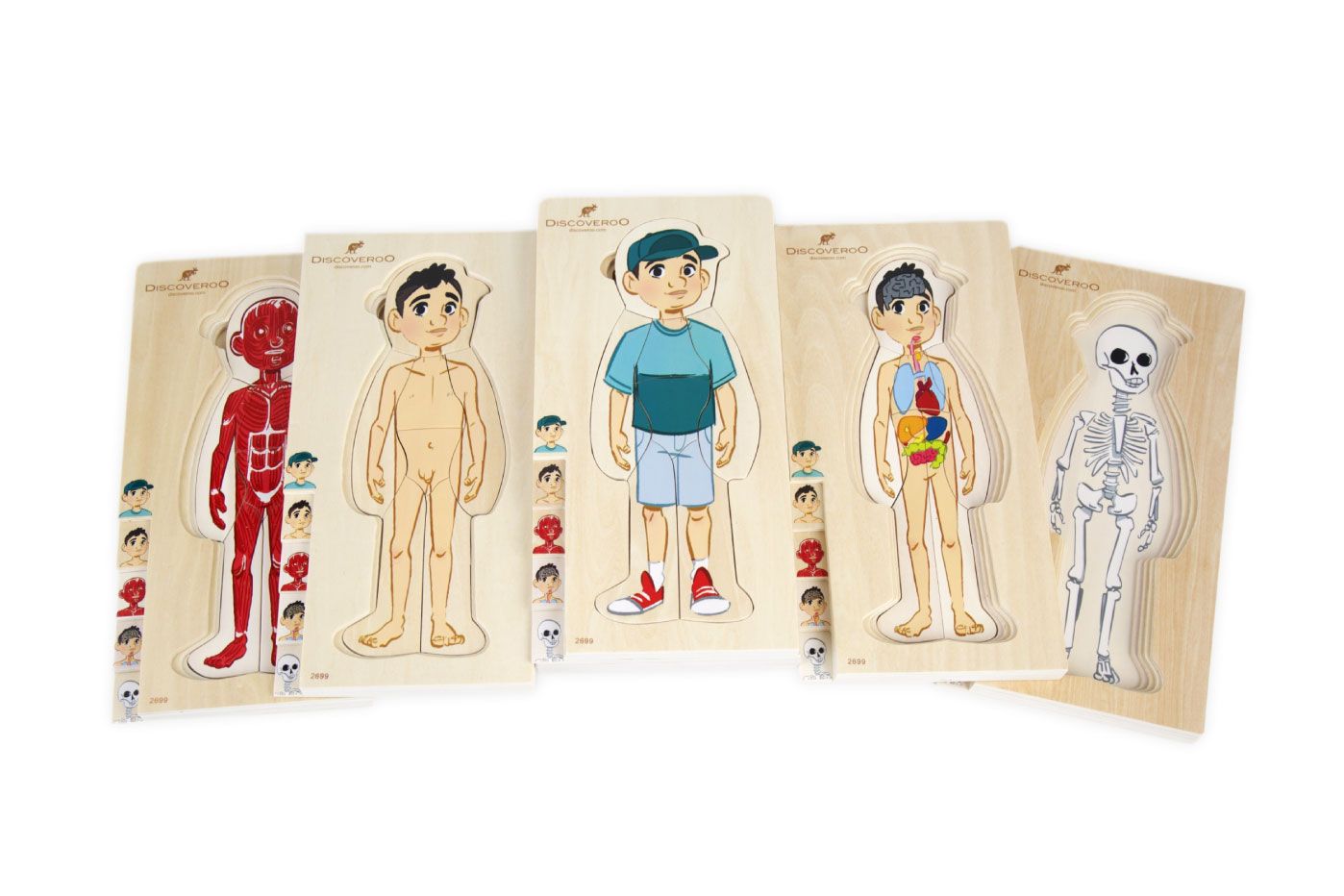 5 LAYER BODY PUZZLE - Boy – Christian and Roy
